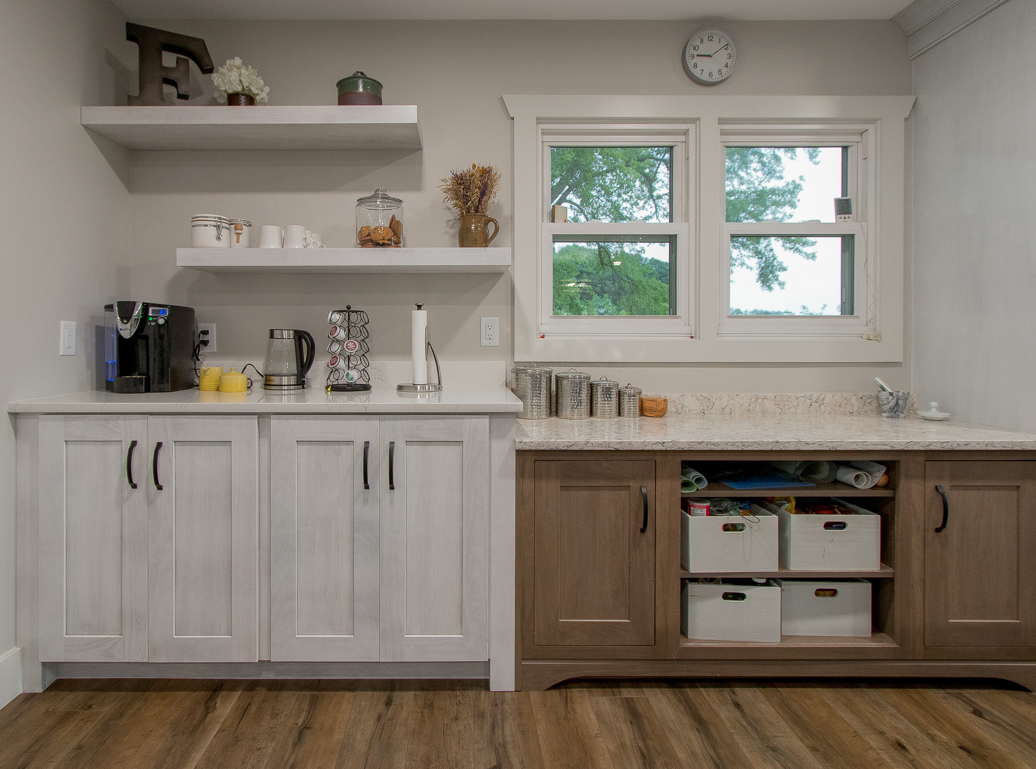 Transitional Farmhouse Kitchen - Coyle Carpet One Floor & Home